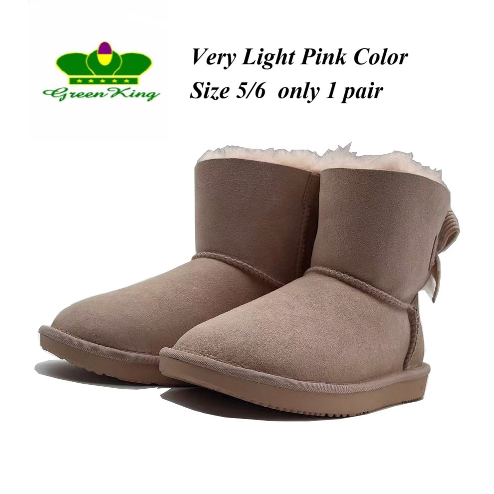 UGG light Pink with bow -Stock Clearance – Green King